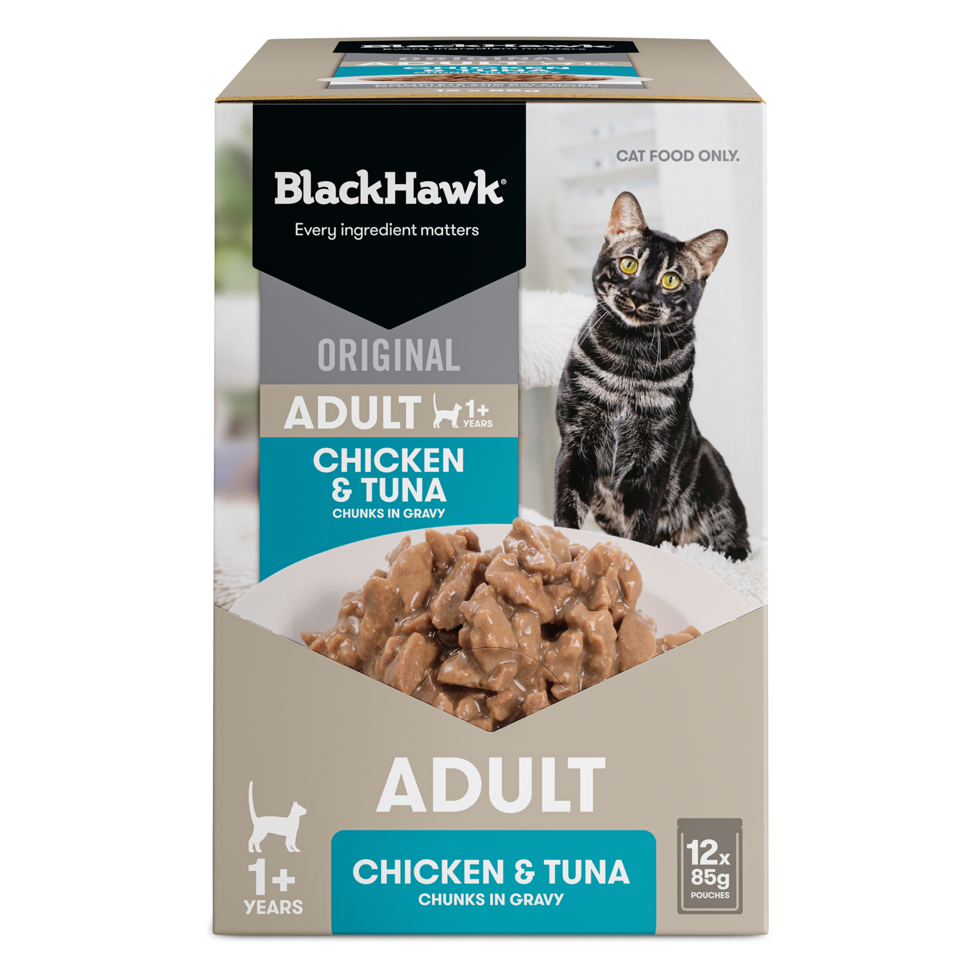 Wet Cat Food | Chicken and Tuna | Black Hawk - Black Hawk
